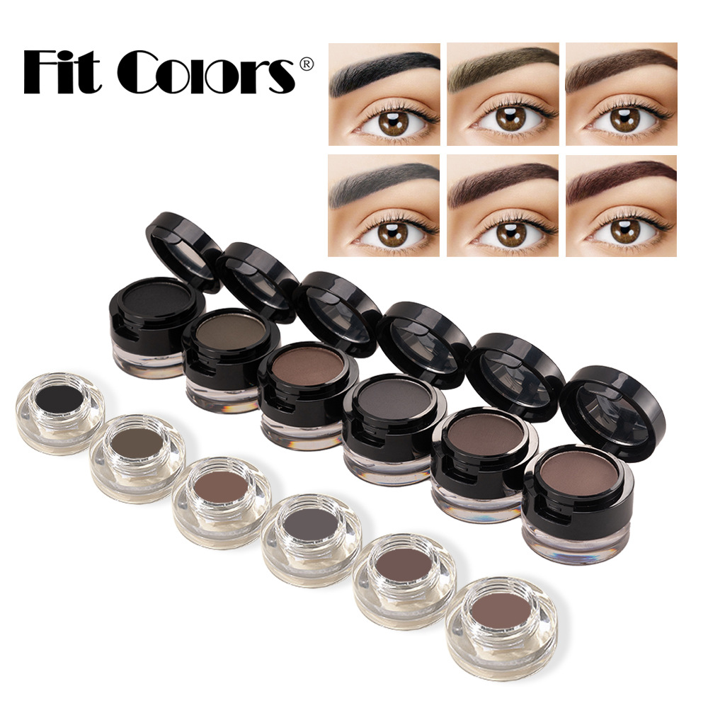 Private Label Double-Layer 6 Colors Eyebrow Tinting Cream Long Lasting ...